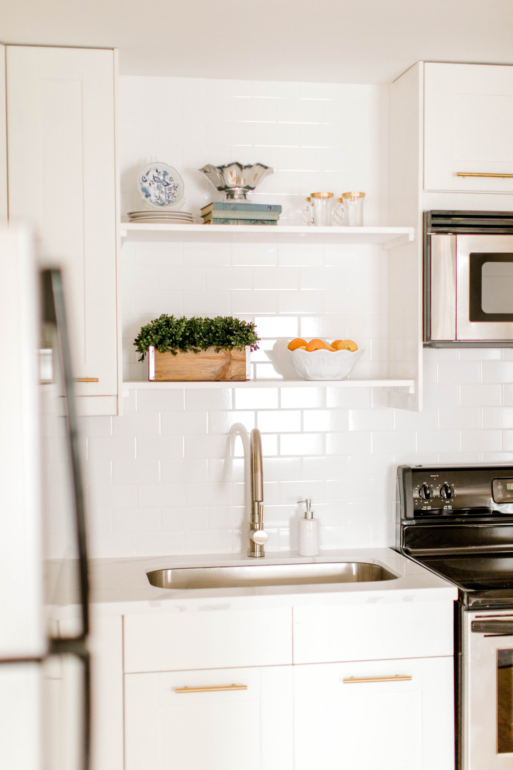 Bright and Fresh Guest Apartment Kitchen Update - Kinsey Walsh